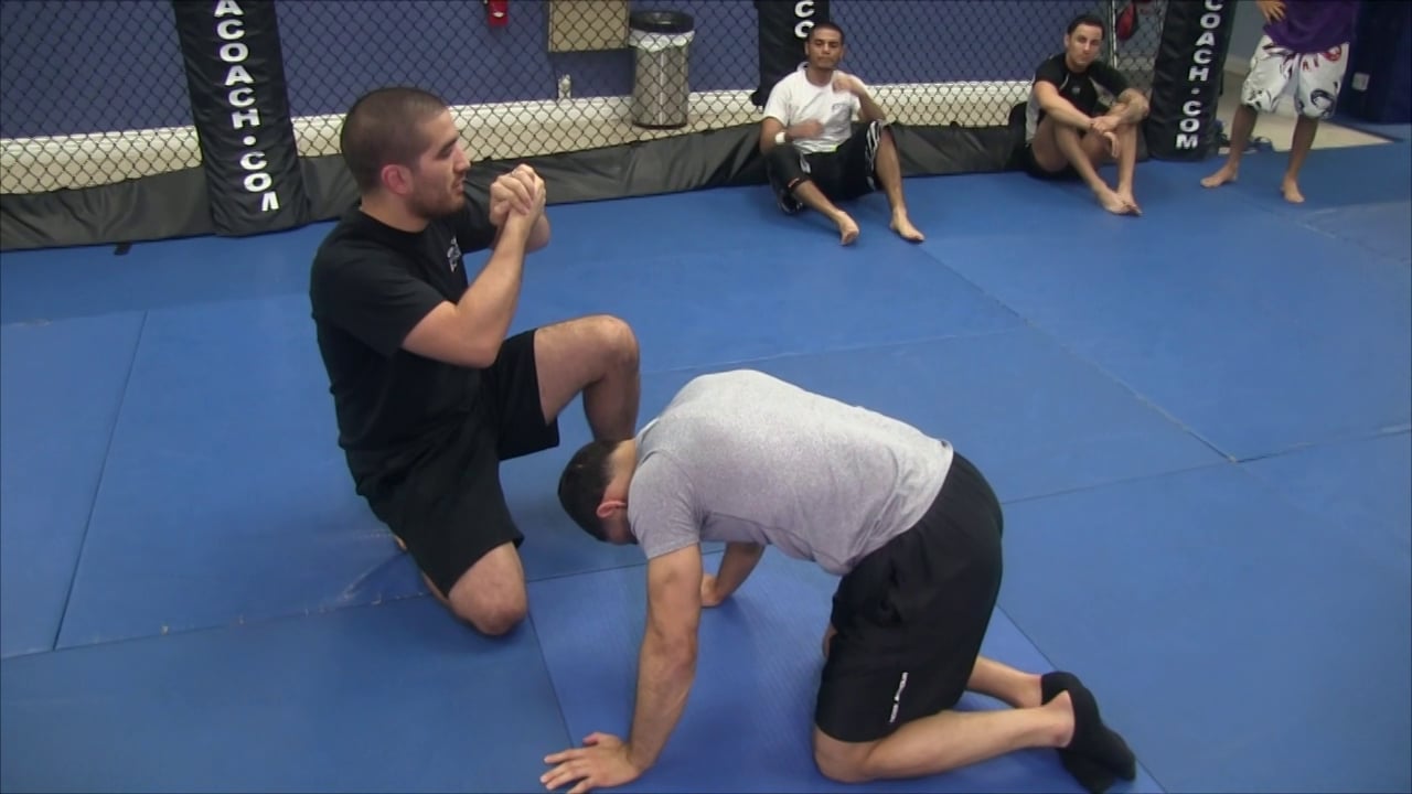 [02-25-14] Darce Choke from Front Scissor Headlock Technique with ...