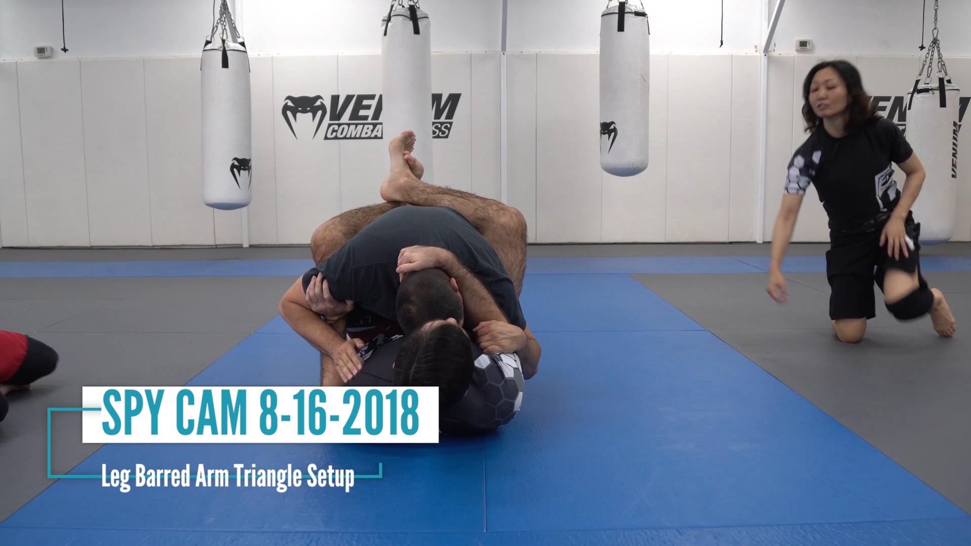 Leg Barred Arm Triangle Setup - FFAcoach
