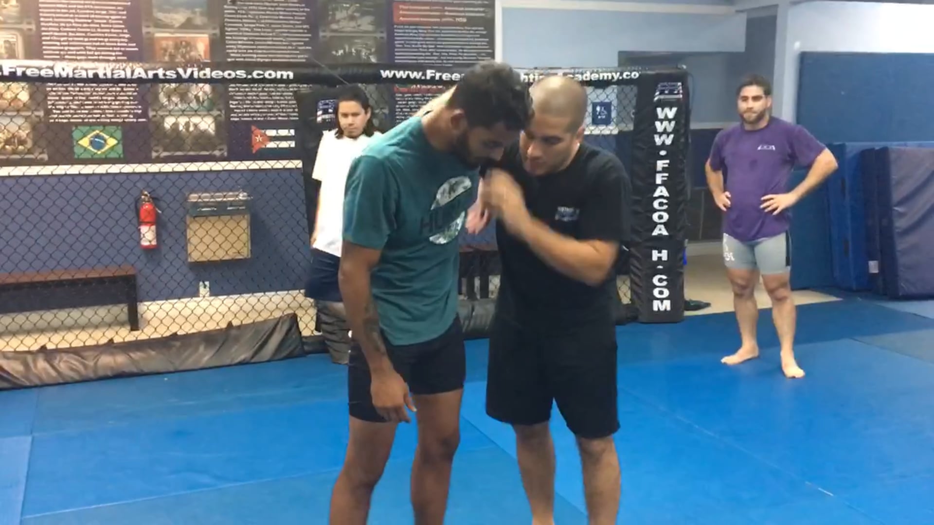 Underhook foot sweep - FFAcoach