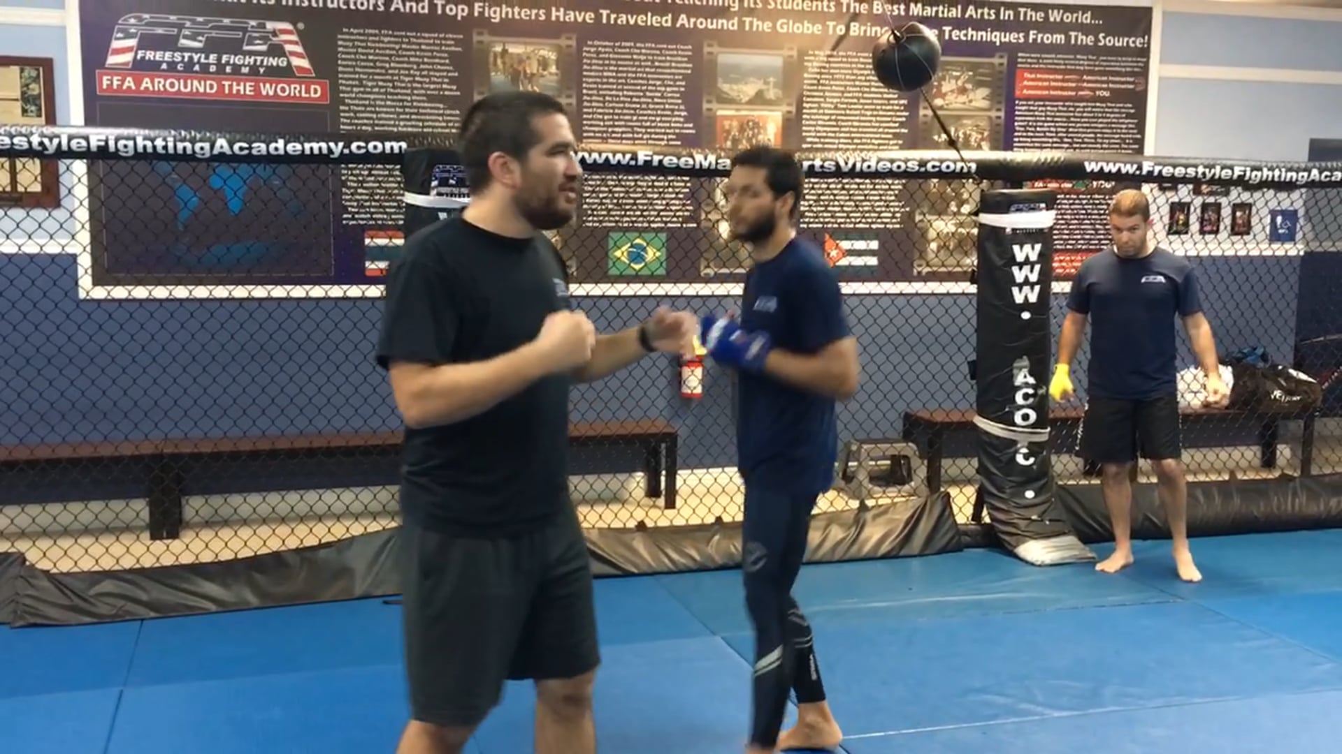 Jab counter vs lead round kick - FFAcoach