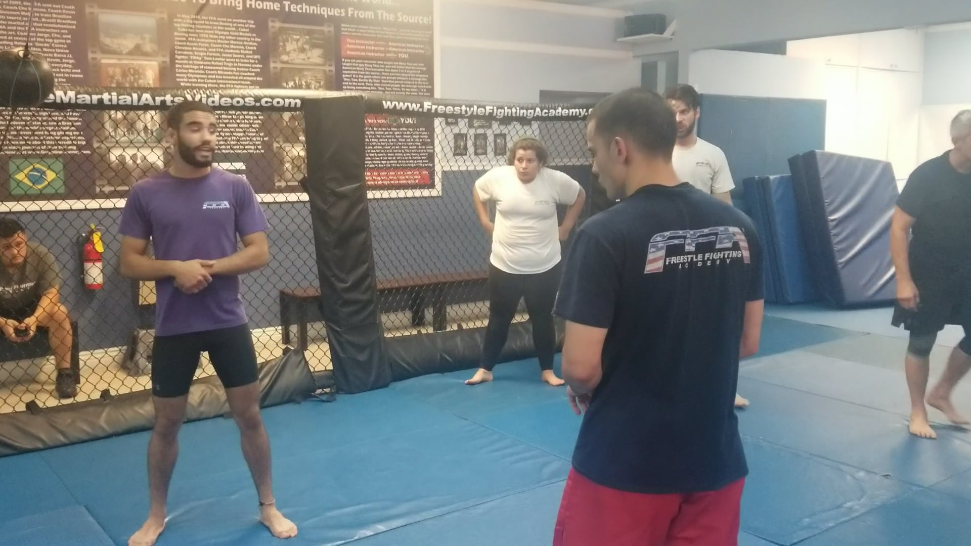 Double Leg Trip to Guillotine - FFAcoach