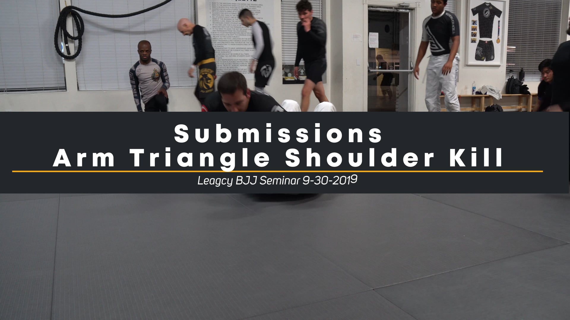 Arm Triangle Shoulder Kill Variation - FFAcoach