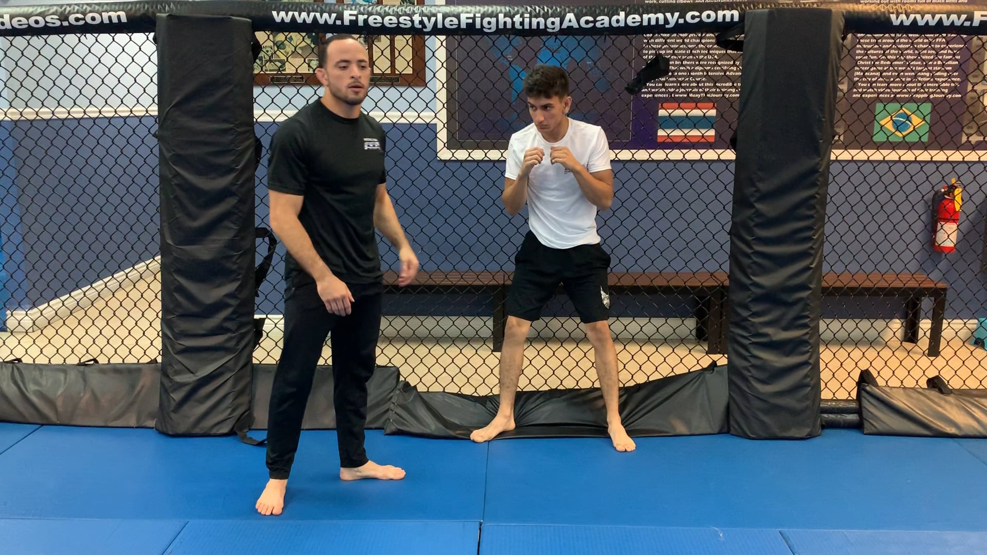 Cage Shots 03 - Double Leg Leg Hook - FFAcoach