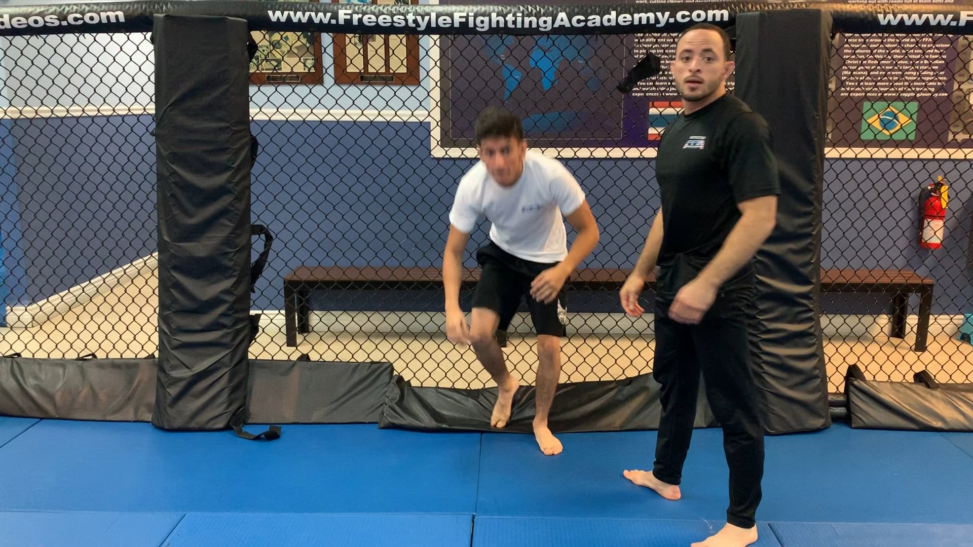 Cage Shots 04 - Double Leg Hip Collapse - FFAcoach