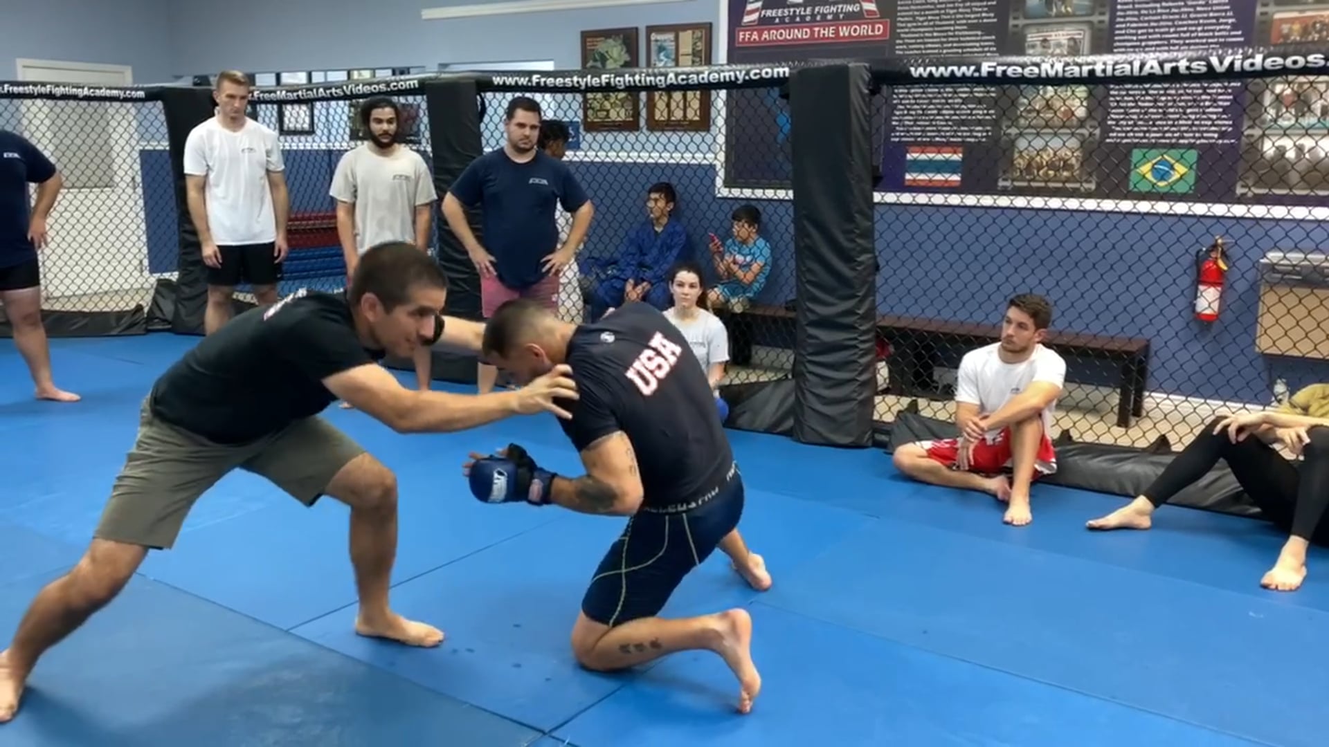 Shot Defense Fundamentals (four lines of defense and sprawl) - FFAcoach