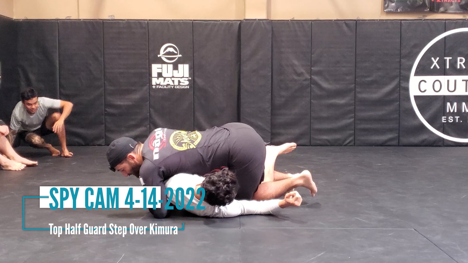 Top Half Guard Step Over Kimura - FFAcoach