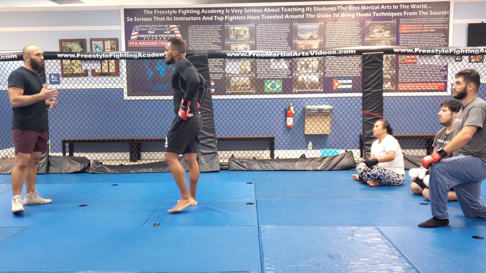 Killer Instinct Drills - Knock Down to Double Throw by to Knee on Belly Kimura to Arm Bar - FFAcoach