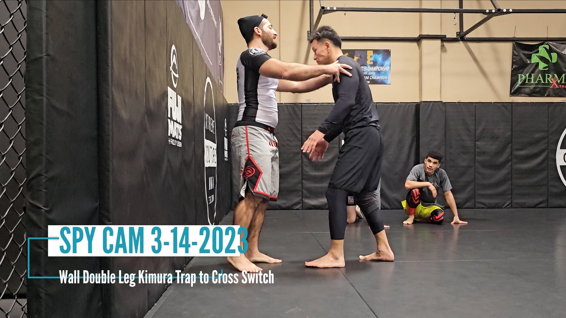 Wall Double Leg Kimura Trap to Cross Switch - FFAcoach